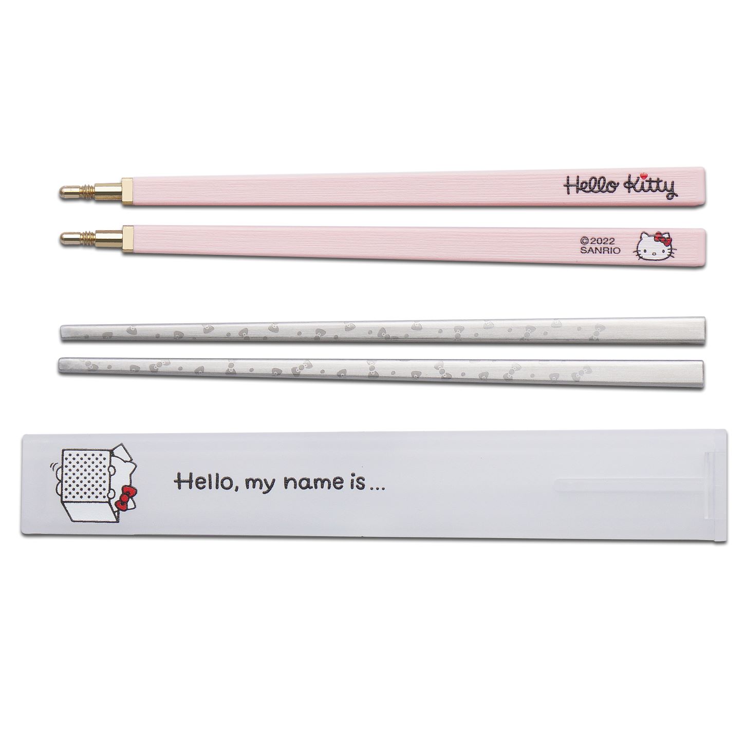 Hello Kitty Portable Chopsticks - BaoQuai Square Chopsticks Series ...